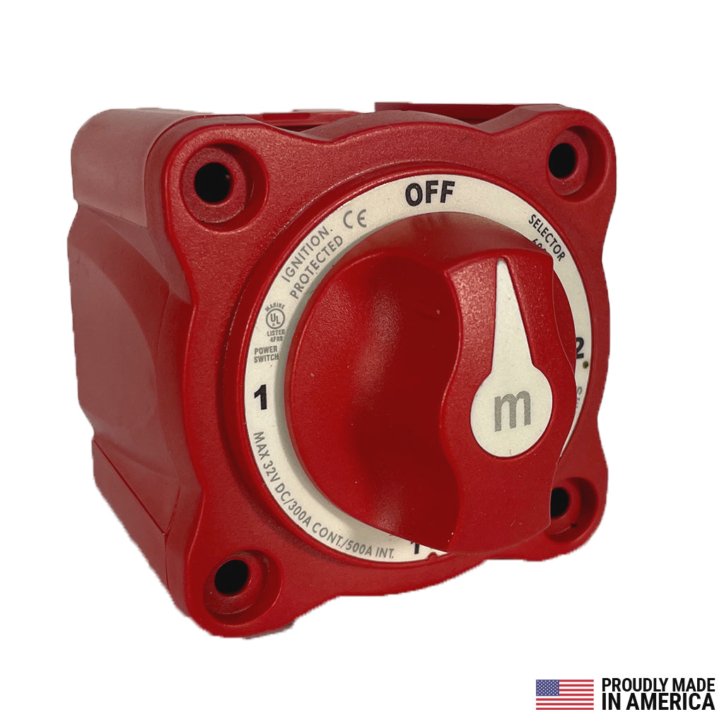 Blue Seas Mini-Dual Battery Selector Switch – TotalPower